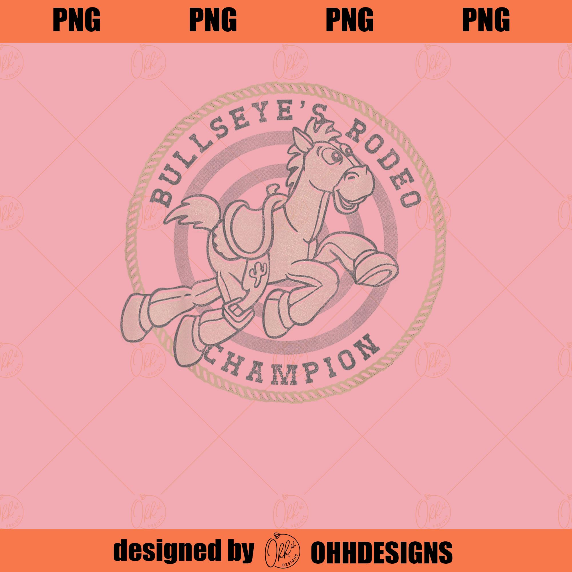 Disney Pixar Toy Story Bullseye Rodeo Champion PNG Download - Inspire ...