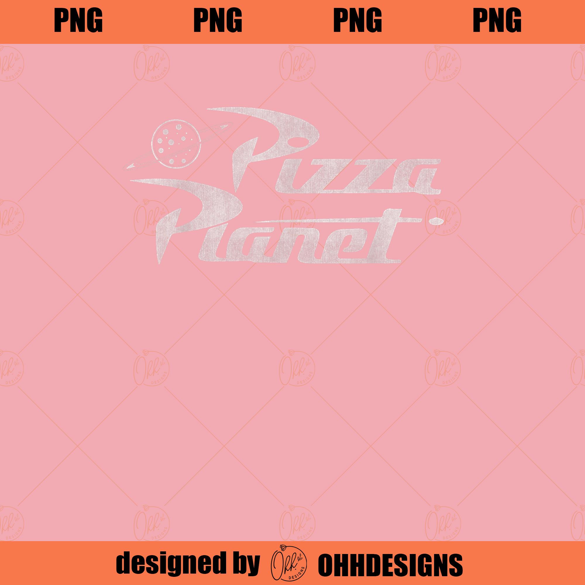 Disney Pixar Toy Story Pizza Planet Faded Distressed Logo PN - Inspire ...