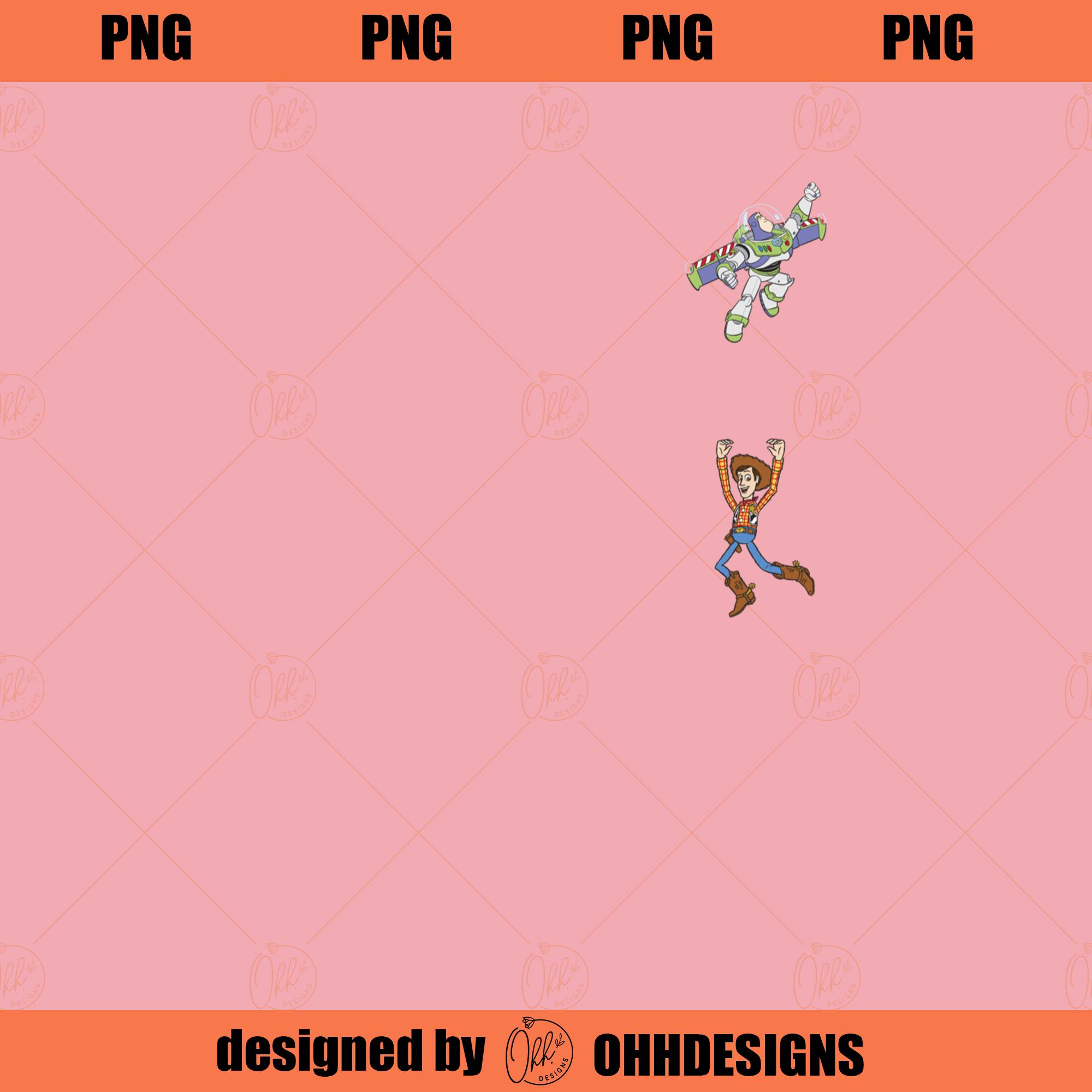 Disney Pixar Toy Story Buzz Lightyear Flying Woody Falling - Inspire Uplift