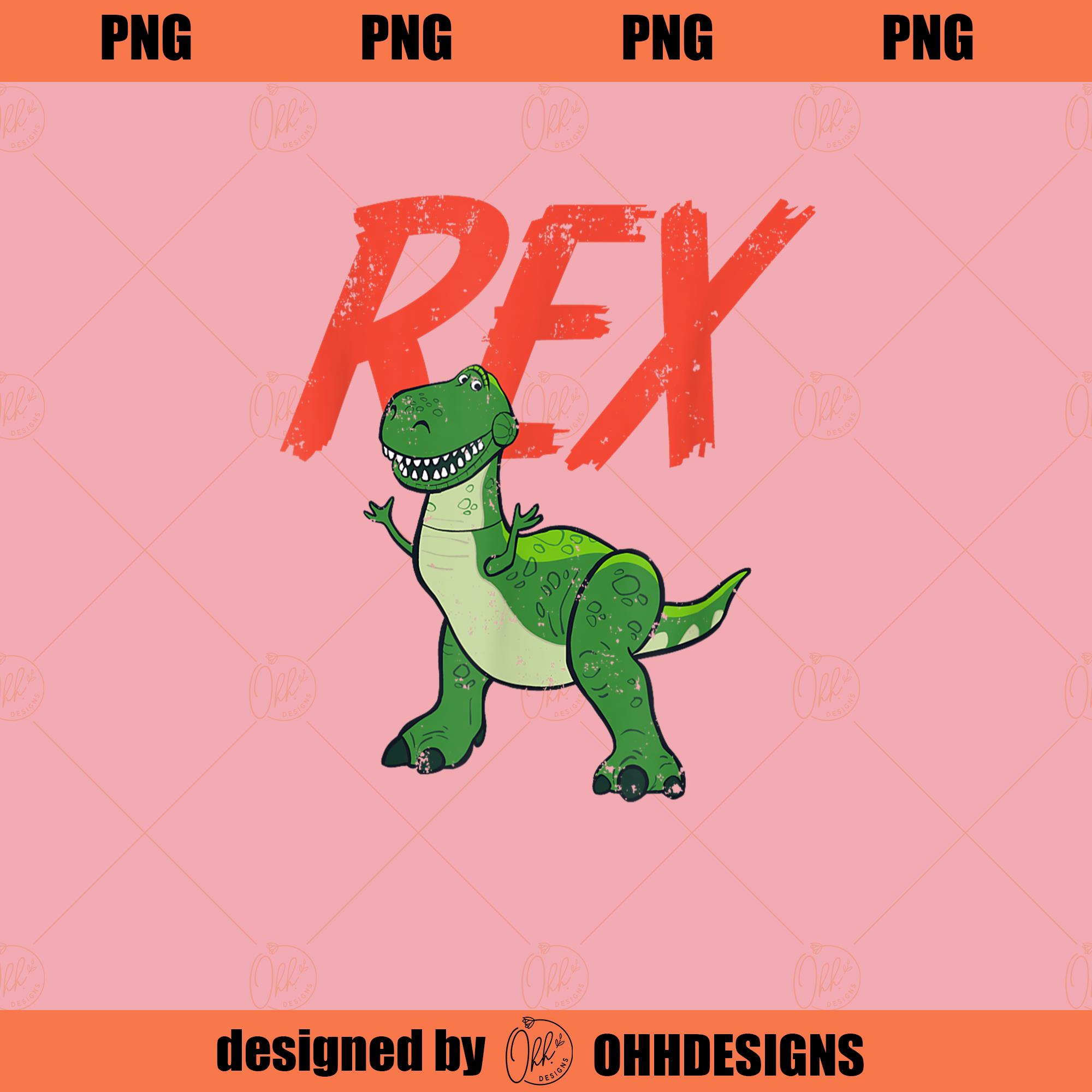 Disney Pixar Toy Story 4 Rex Dinosaur PNG Download | Inspire Uplift