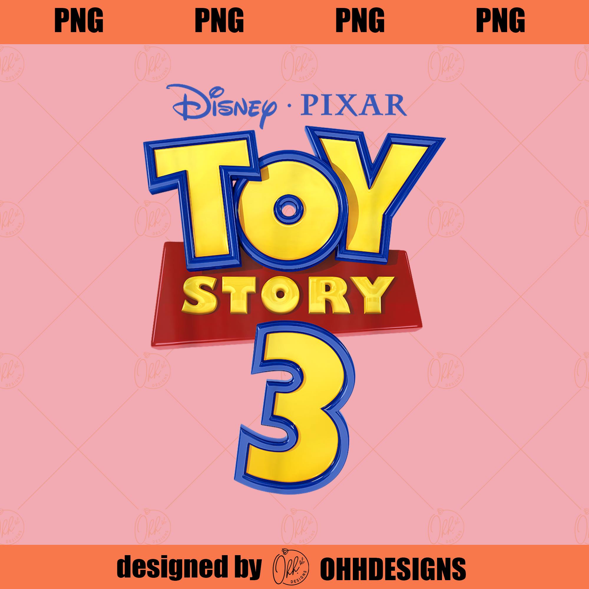 Disney Pixar Toy Story 3 Original Logo PNG Download | Inspire Uplift
