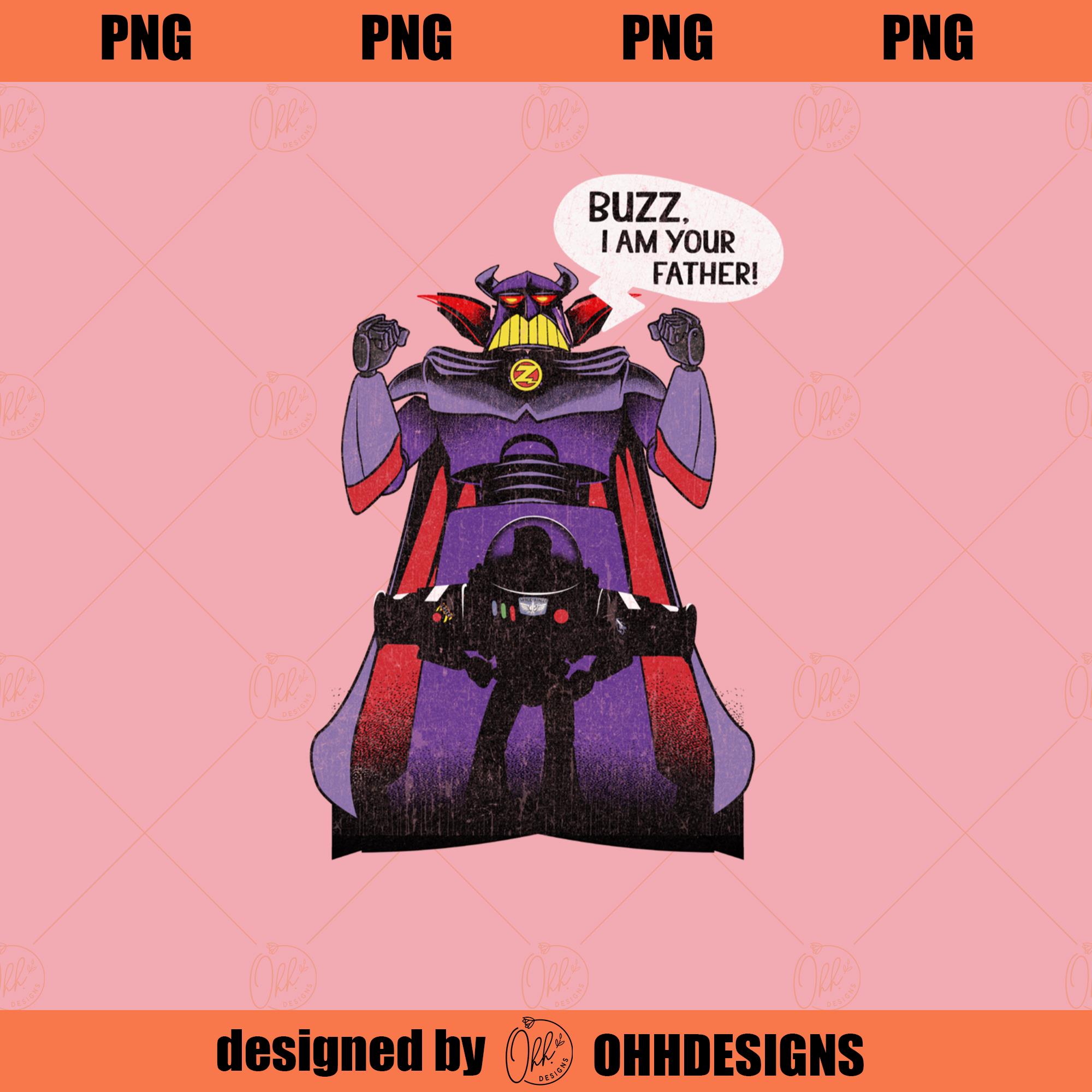 Disney Pixar Toy Story Zurg Buzz I Am Your Father PNG Downl - Inspire ...