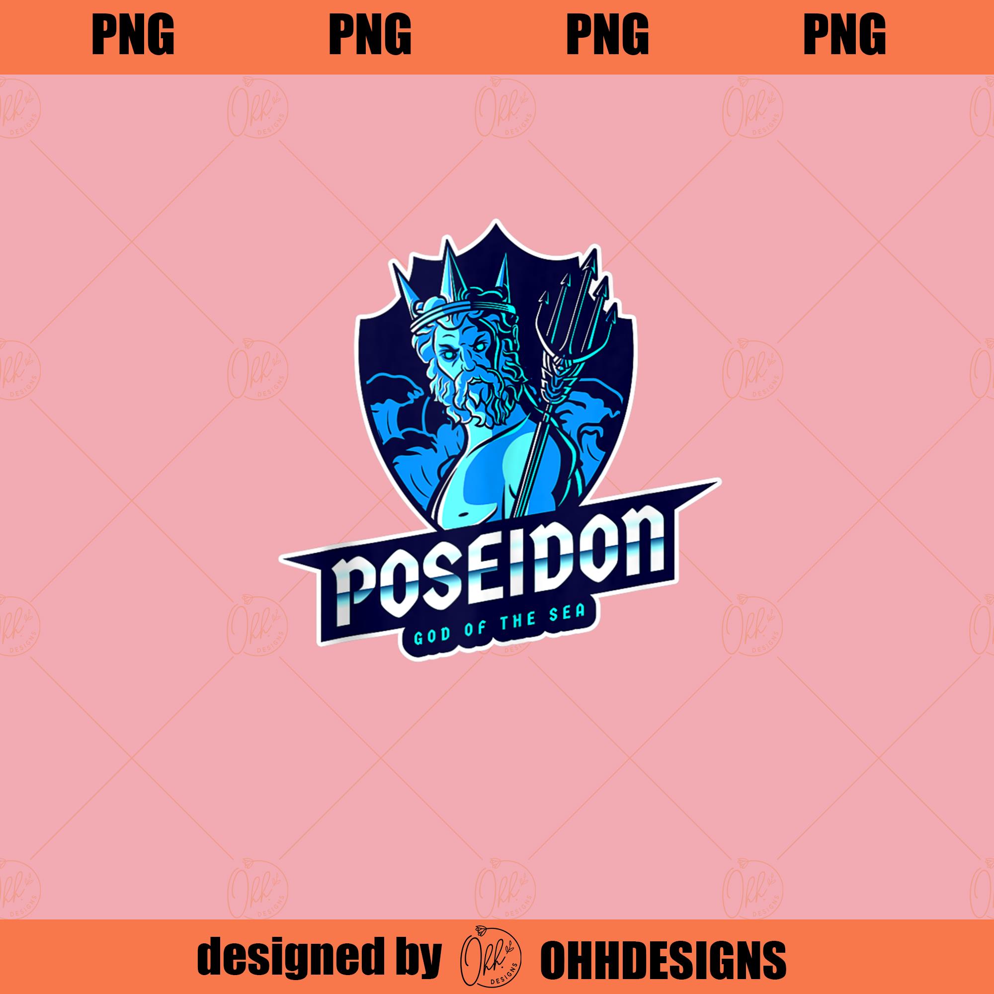 Poseidon Trident Sea God Greek Ancient Mythology Gods Ohh De - Inspire ...