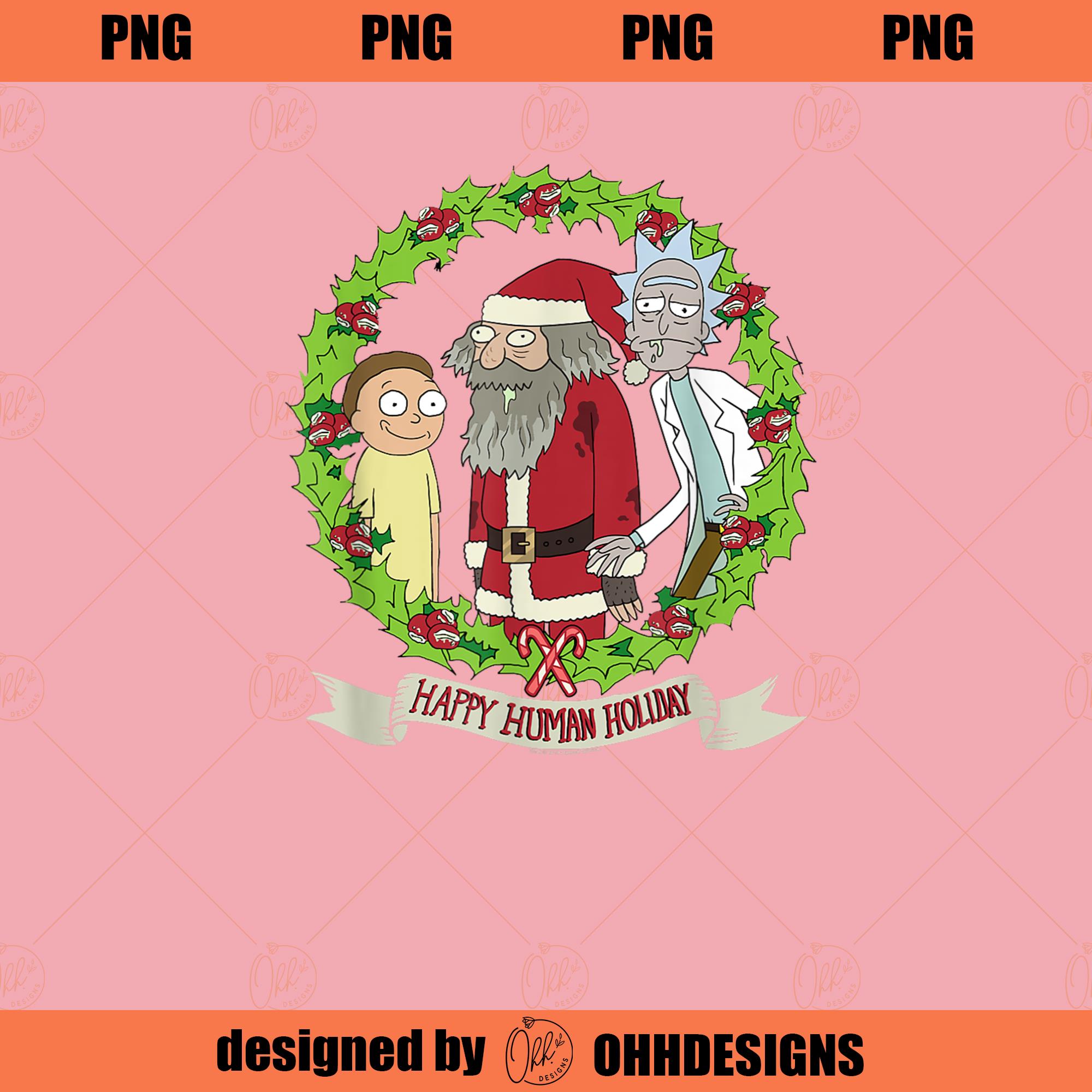 Rick and Morty Happy Human Holiday Morty Ruben Rick Ohh Desi | Inspire ...