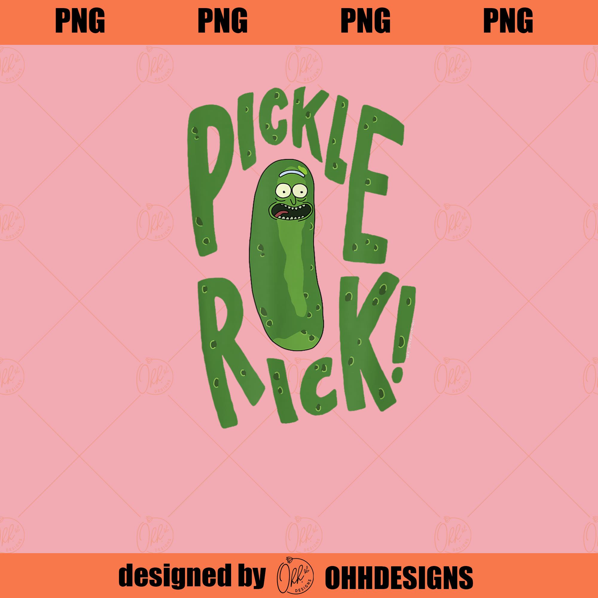Rick and Morty Pickle Rick Warts Ohh Design PNG Download - Inspire Uplift