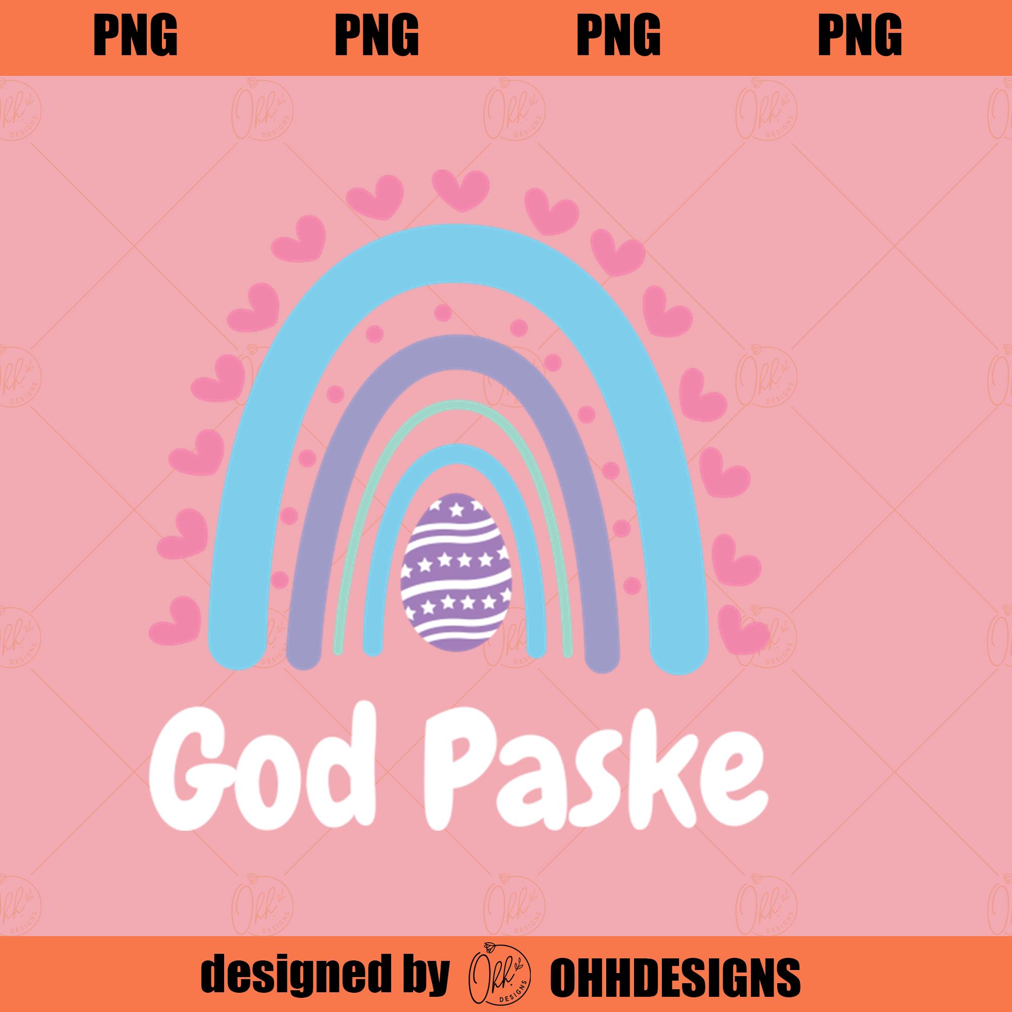 God Paske Norwegian Easter Ohh Designs PNG Download | Inspire Uplift