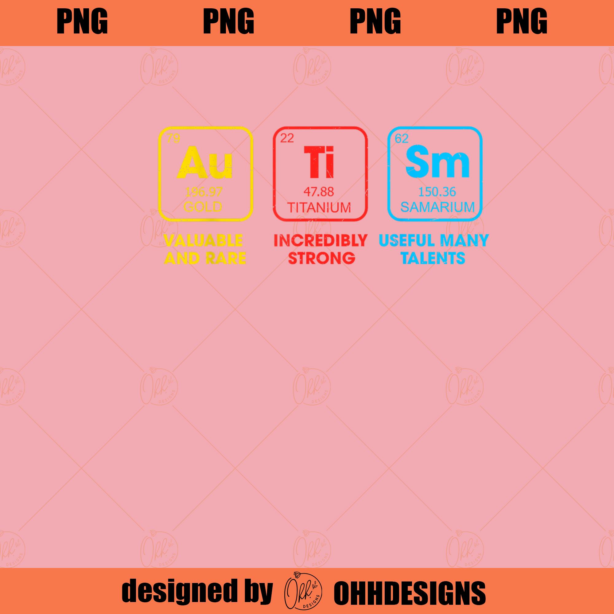 Autism Awareness Chemistry Elements Periodic Table ASD Funny | Inspire ...