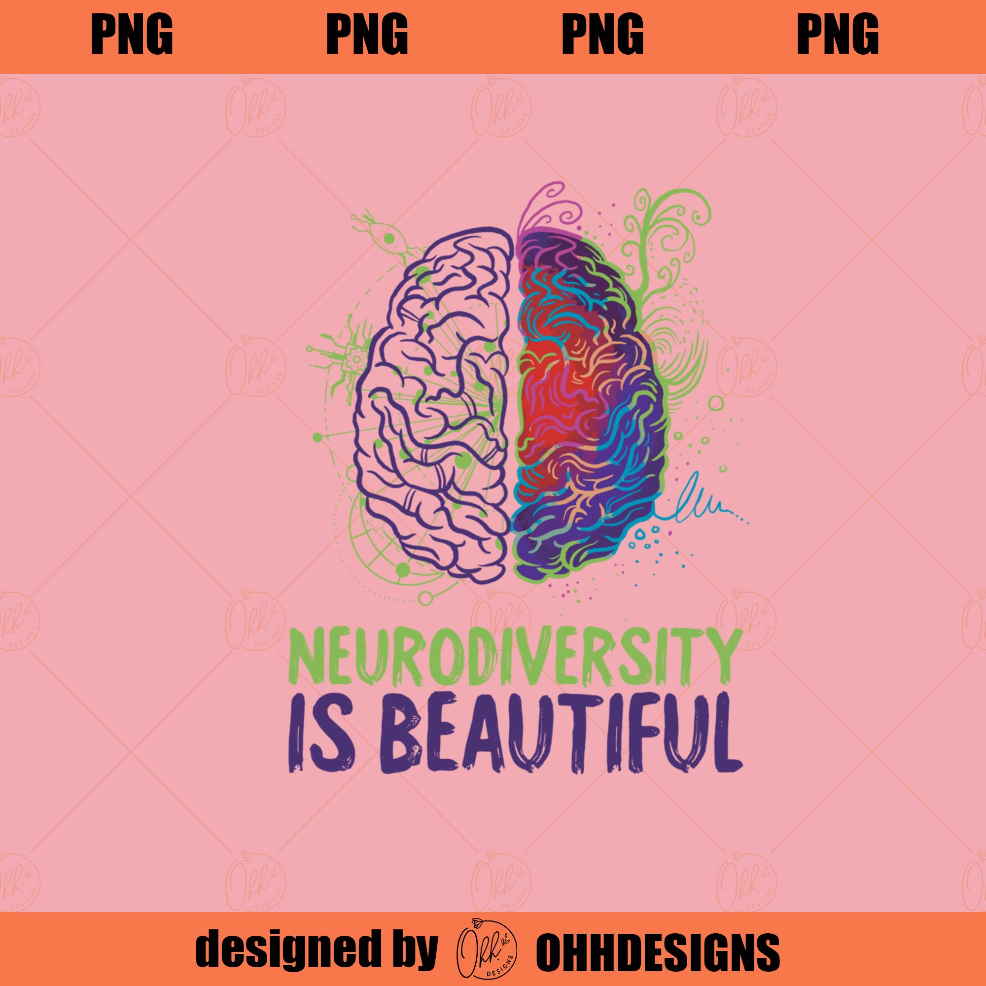 Neurodiversity Is Beautiful Autism Infinity Symbol Ohh Desig - Inspire ...