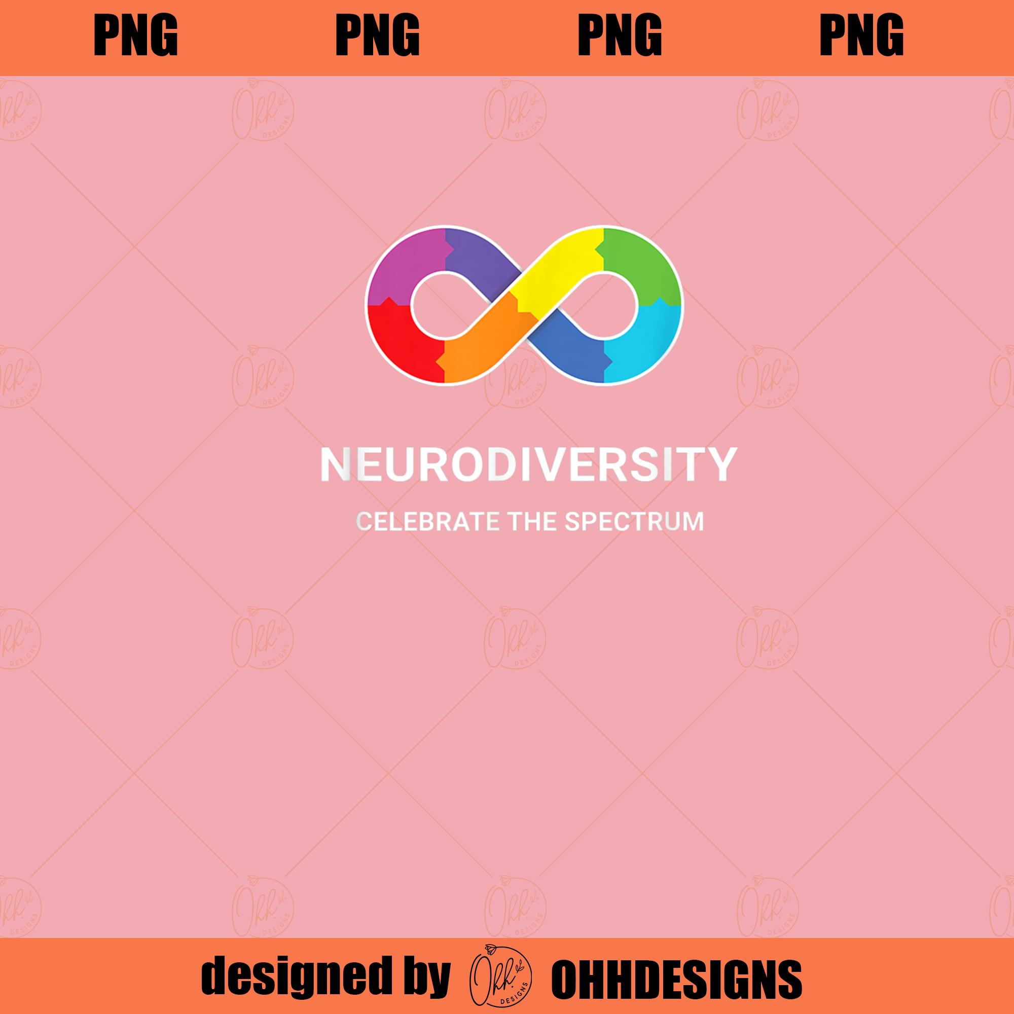 Neurodiversity Autism Spectrum ADHD Rainbow Infinity Symbol - Inspire ...