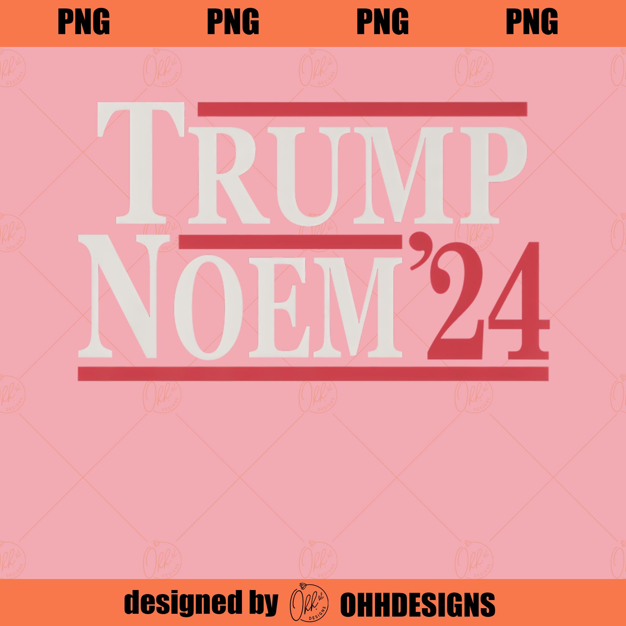 Donald Trump Kristi Noem 2024 Premium PNG Download | Inspire Uplift