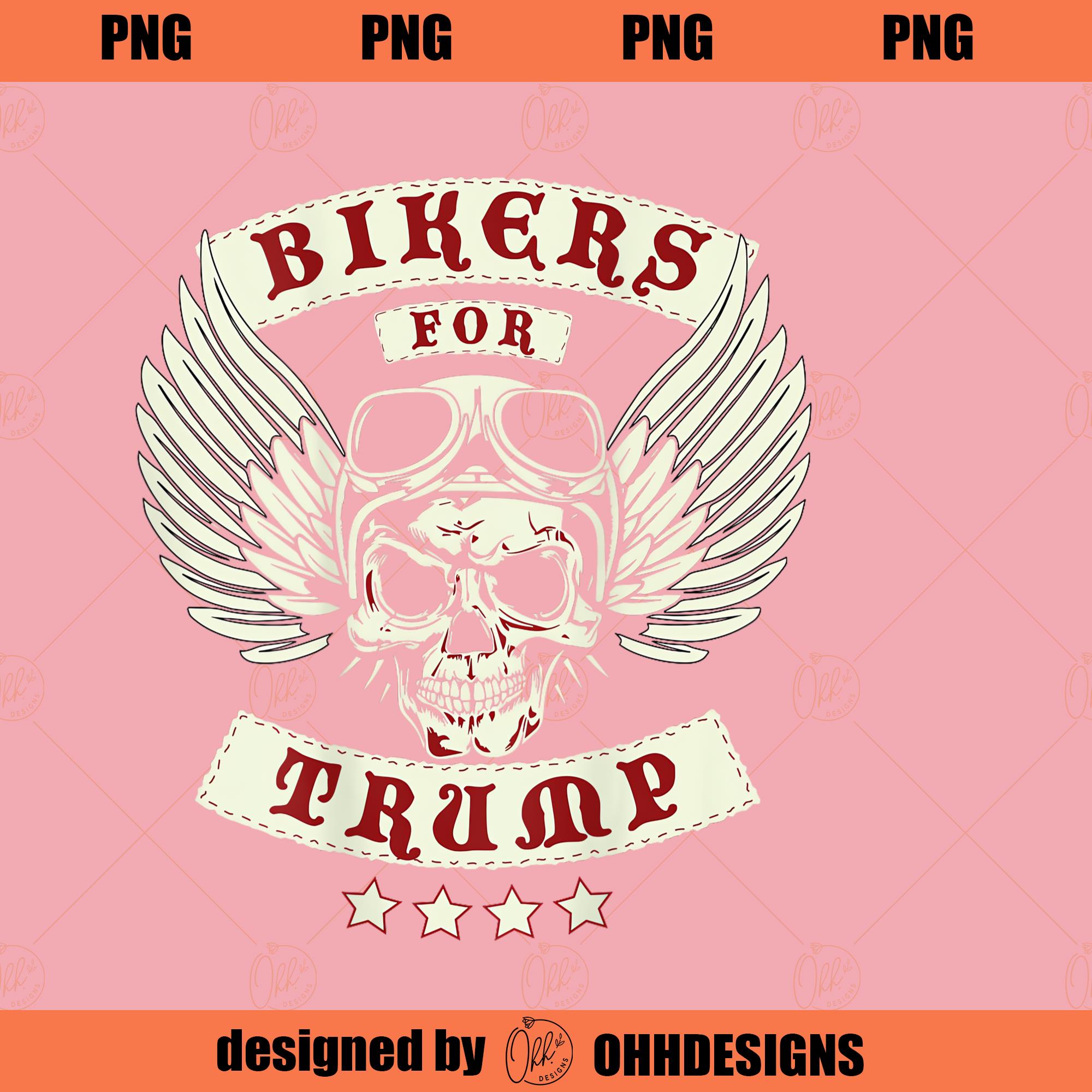 Bikers For Trump Motorcycle Trump Design on Back PNG Downloa | Inspire ...