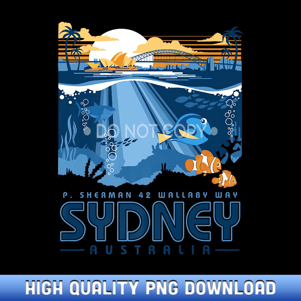 Disney Pixar Finding Nemo Sydney Australia Poster Premium - - Inspire ...