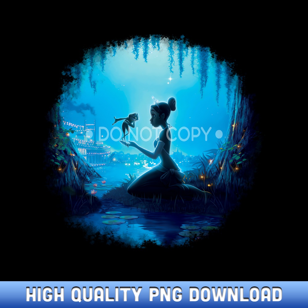 Disney Princess And The Frog Swamp Night Graphic - Sophistic - Inspire ...