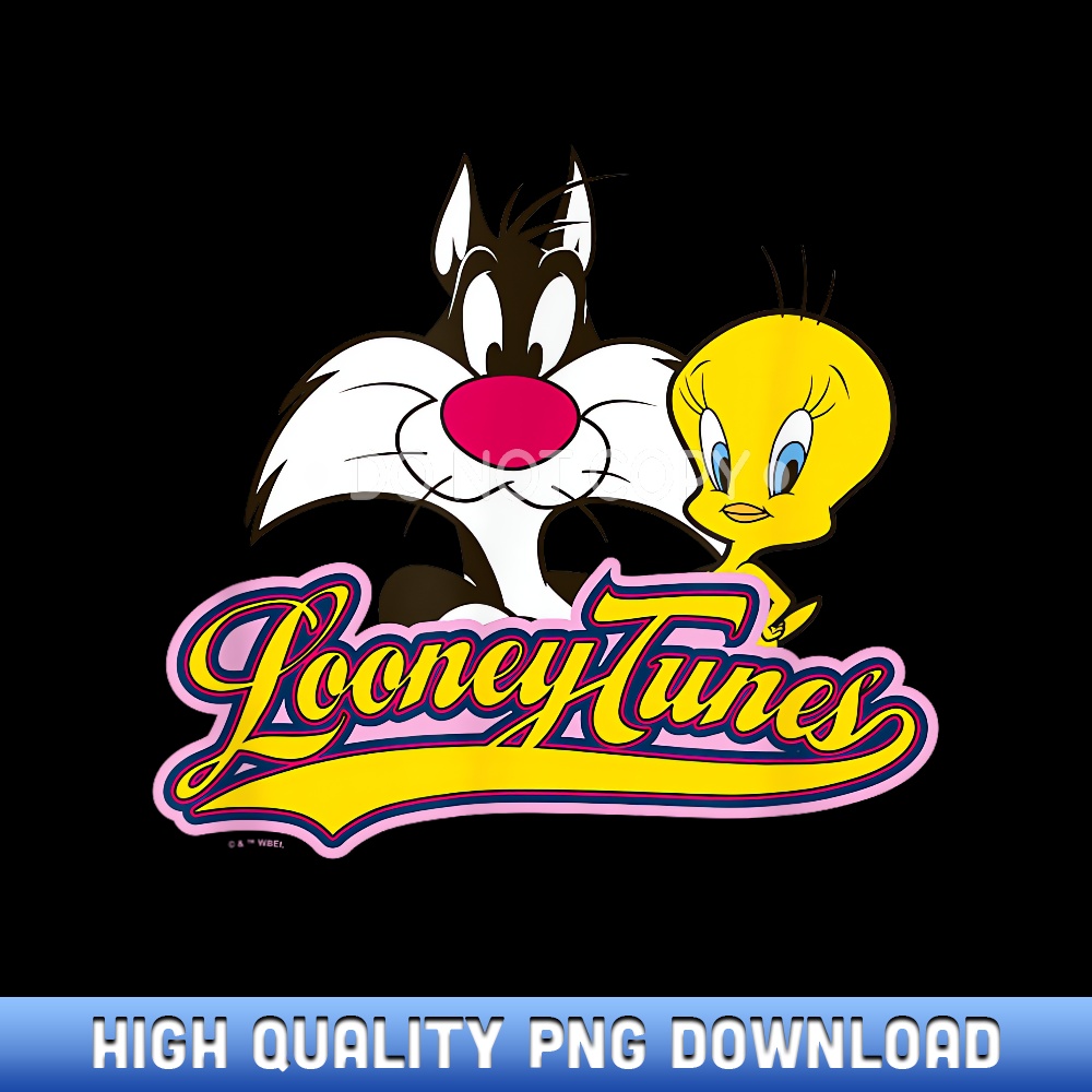 Looney Tunes Sylvester And Tweety Bird Smiling Faces Logo - | Inspire ...