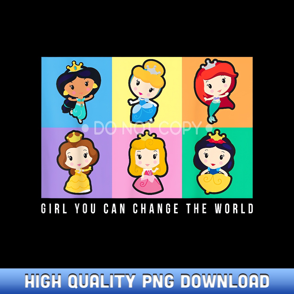 Disney Princess Cartoon Girl You Can Change the World - Besp | Inspire ...