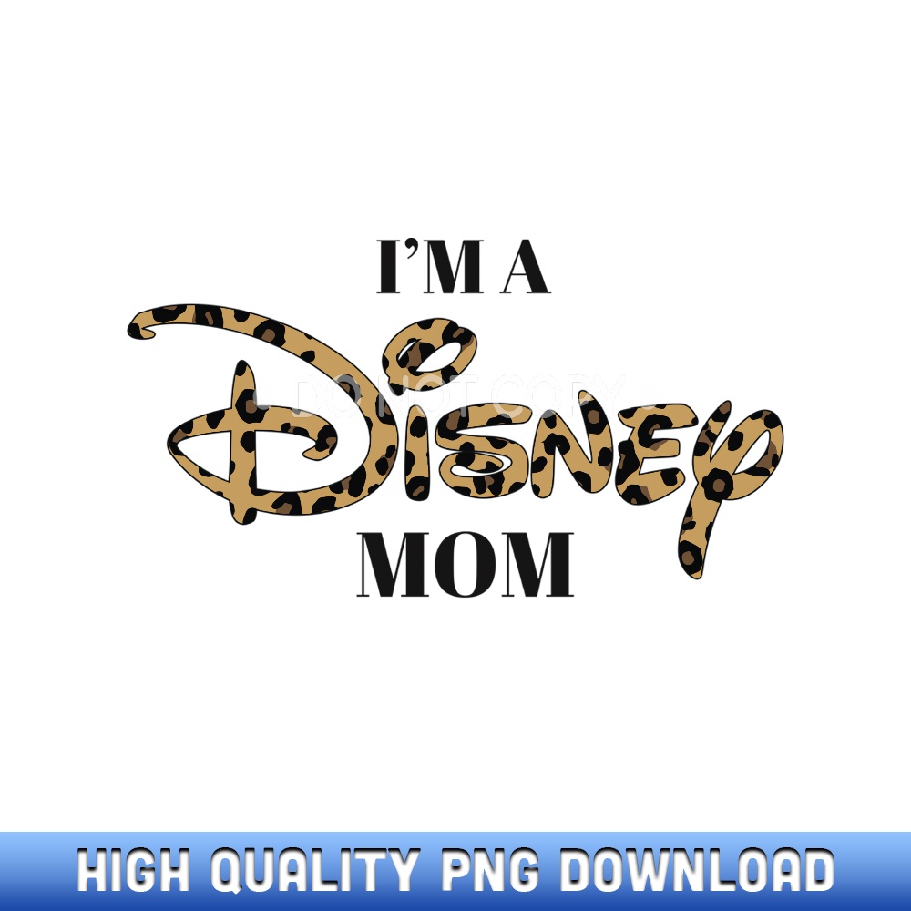 Disney I'm A Disney Mom Cheetah Big Chest Text Logo Pullover | Inspire ...