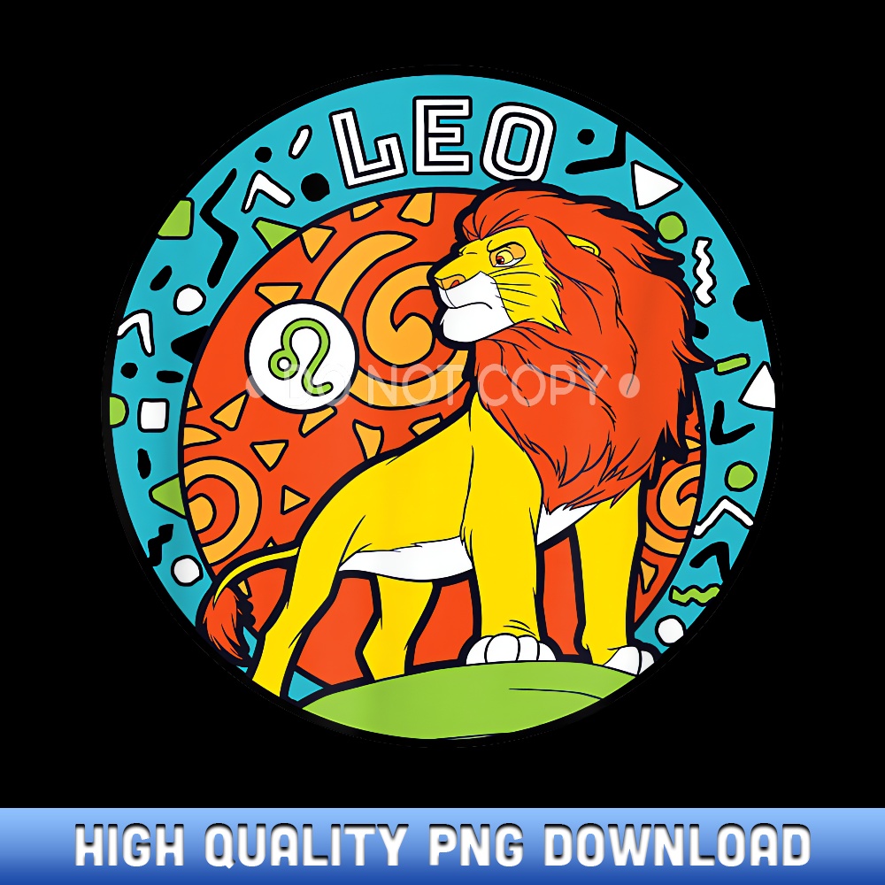 Disney The Lion King Simba Zodiac Leo - Designer Series Subl | Inspire ...