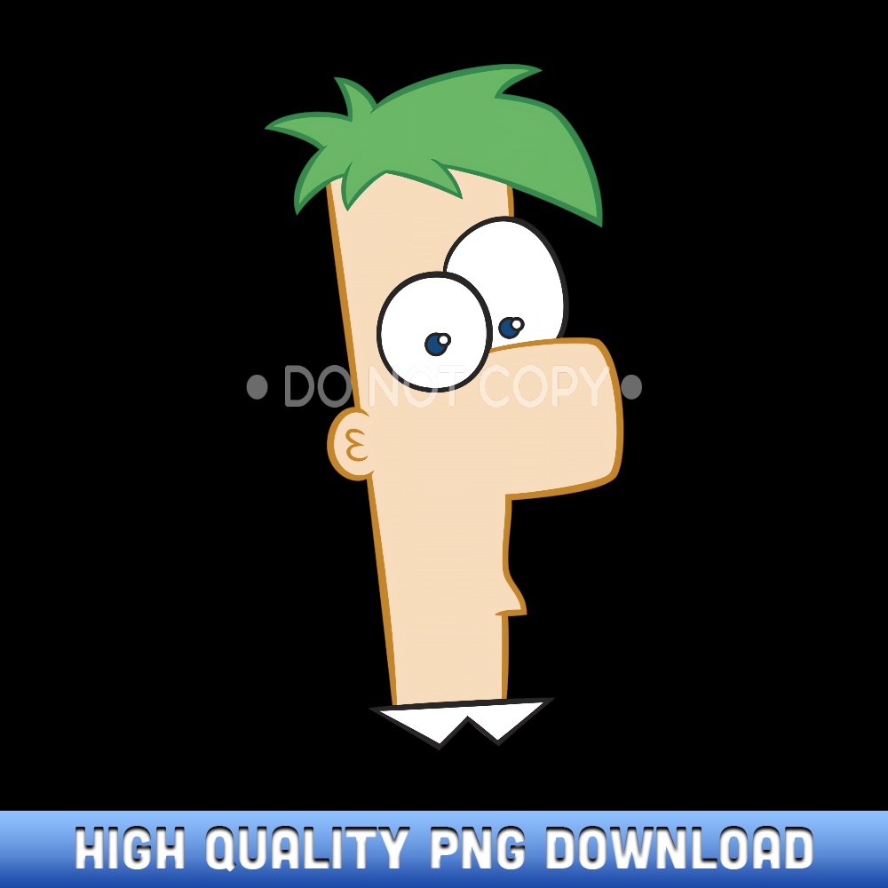 Disney Phineas And Ferb Large Ferb Face - Designer Series Su - Inspire ...
