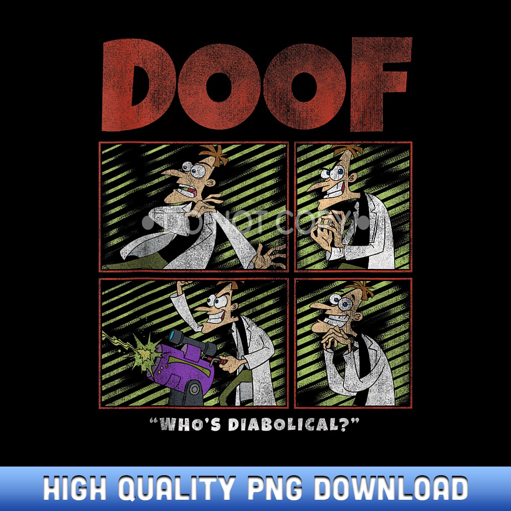 Disney Phineas And Ferb DOOF Box Up Tank Top - Professional | Inspire ...