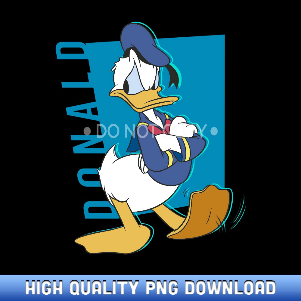 Disney Mickey And Friends Donald Duck Pop Art Portrait Sweat | Inspire ...