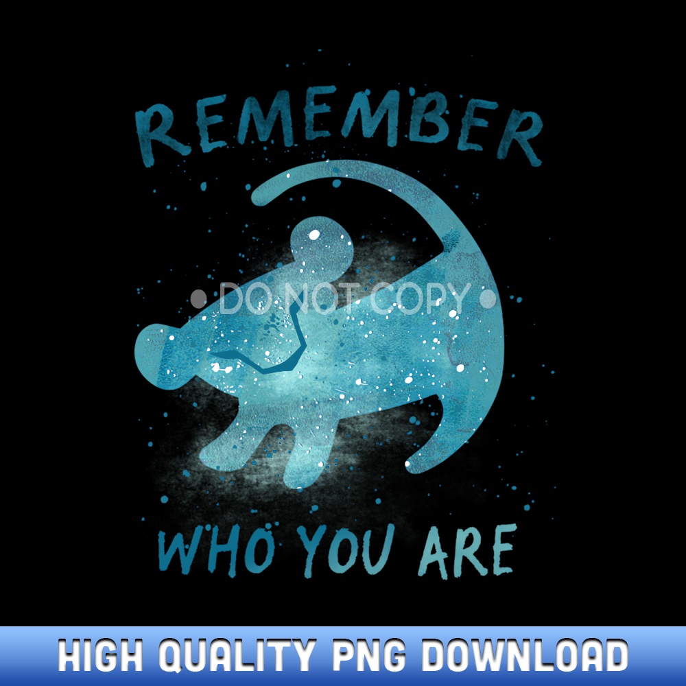 Disney The Lion King Simba Remember Who You Are Splatter - D | Inspire ...