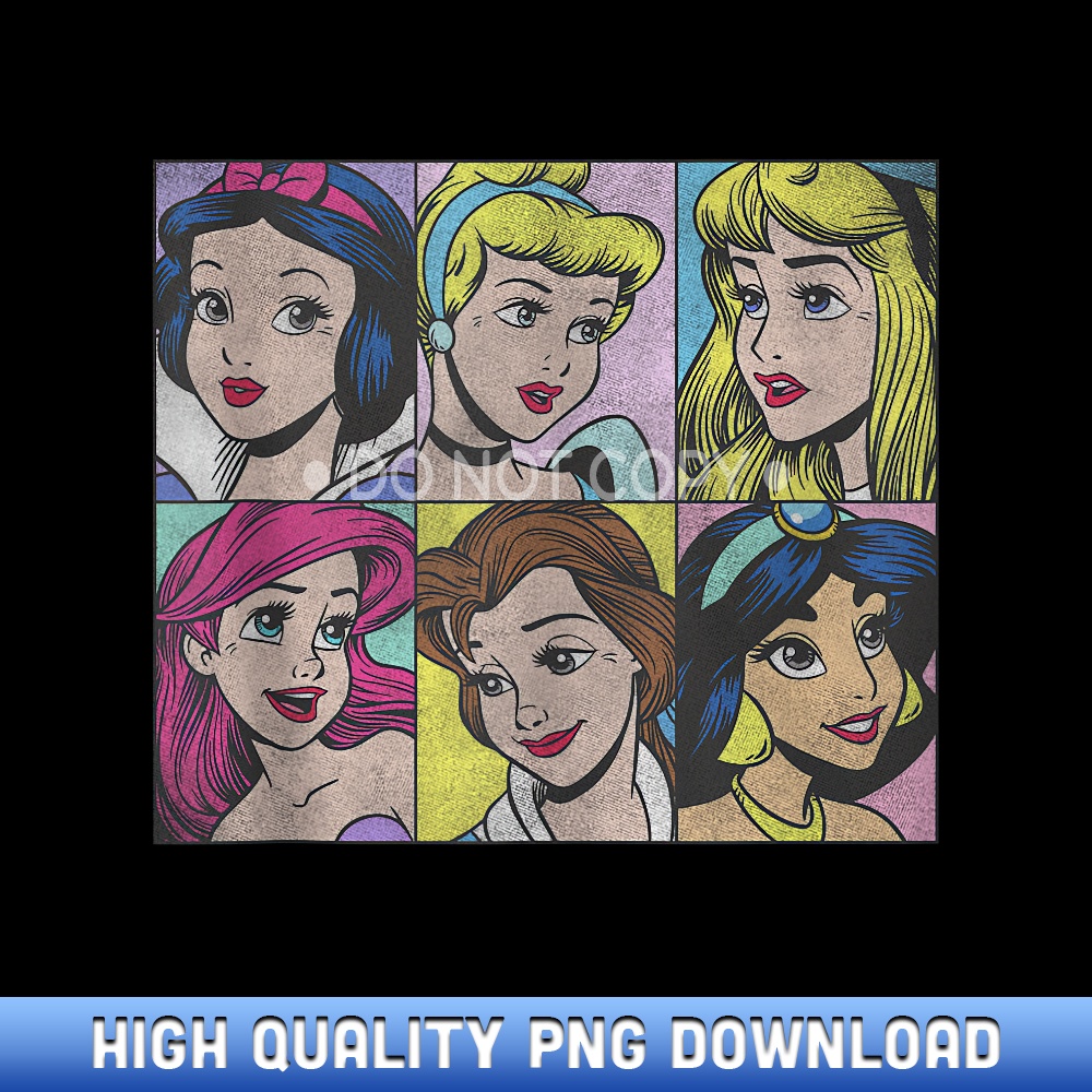 Disney Princess Pop Art Portraits Box Up - Curated Sublimati | Inspire ...