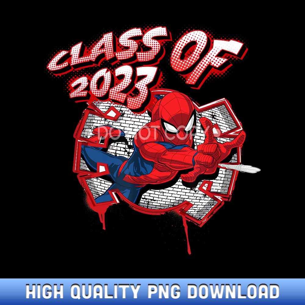 Marvel Spider-Man Class of 2023 Graduation Spidey Symbol - I | Inspire ...