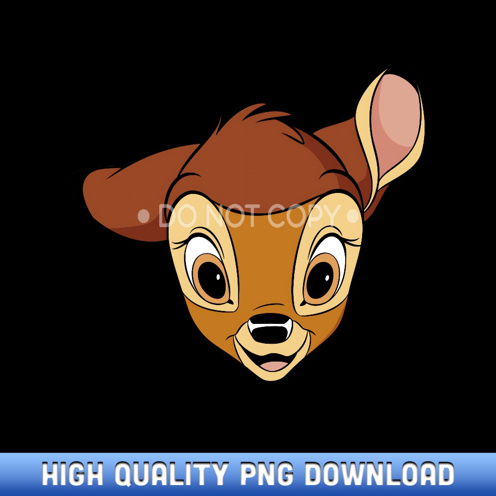 Disney Bambi Big Face - Limited Edition Sublimation PNG Down | Inspire ...