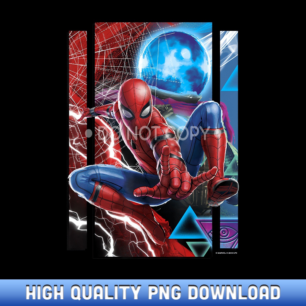 Marvel Spider-Man Far From Home Mysterio And Spidey Portrait | Inspire ...