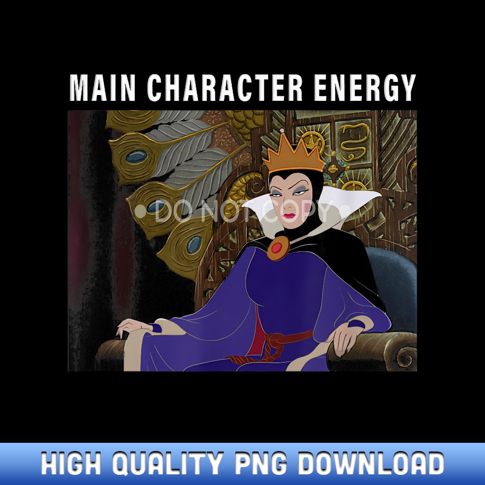 Disney Villains The Evil Queen Main Character Energy - Ready | Inspire ...