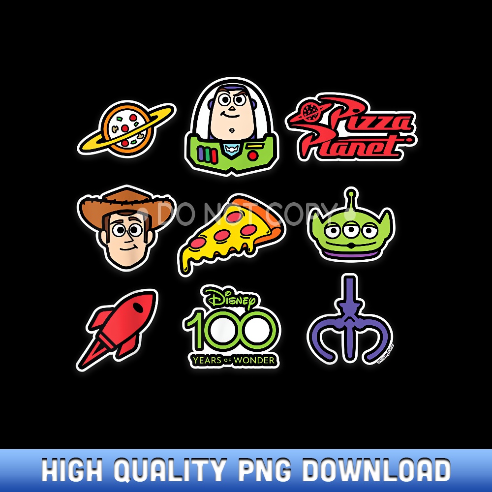 Disney 100 and Pixaru2019s Toy Story Stickers D100 - Artisan | Inspire ...