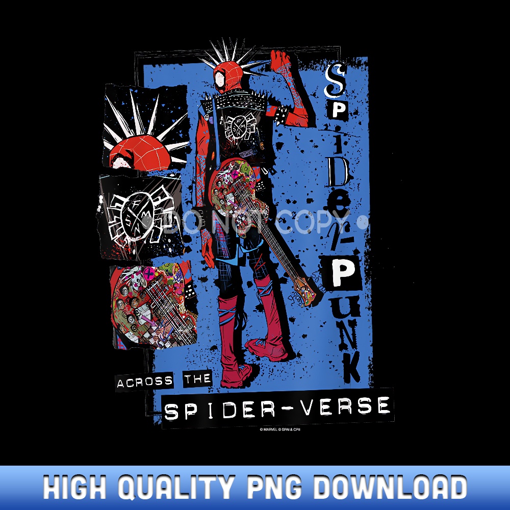Marvel Spider-Man Across the Spider-Verse Spider-Punk Back - | Inspire ...