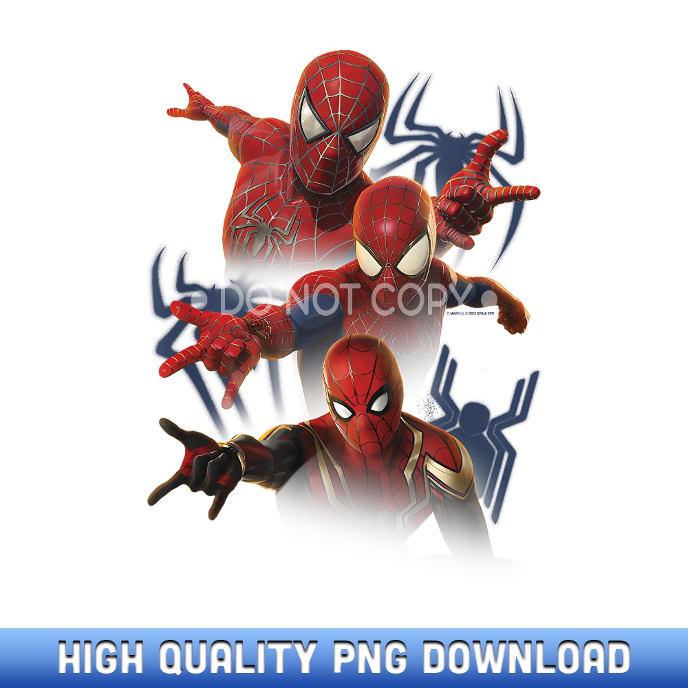 Marvel Spider-Man No Way Home Spider-Man Trio Combat Pose - | Inspire ...