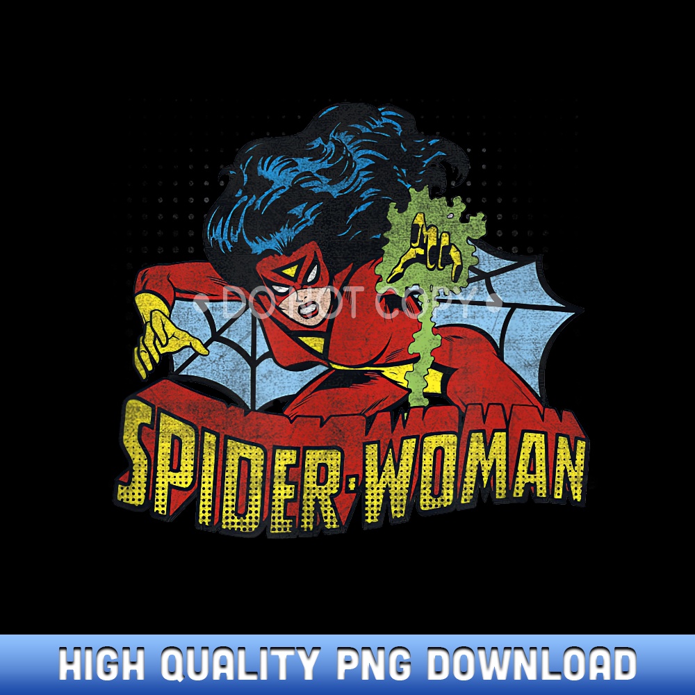 Marvel Comics Retro Distressed Spider-Woman Vintage - Profes | Inspire ...