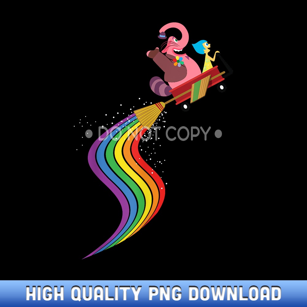Disney Pixar Inside Out Bing Bong and Joy Rainbow - Luxury S | Inspire ...