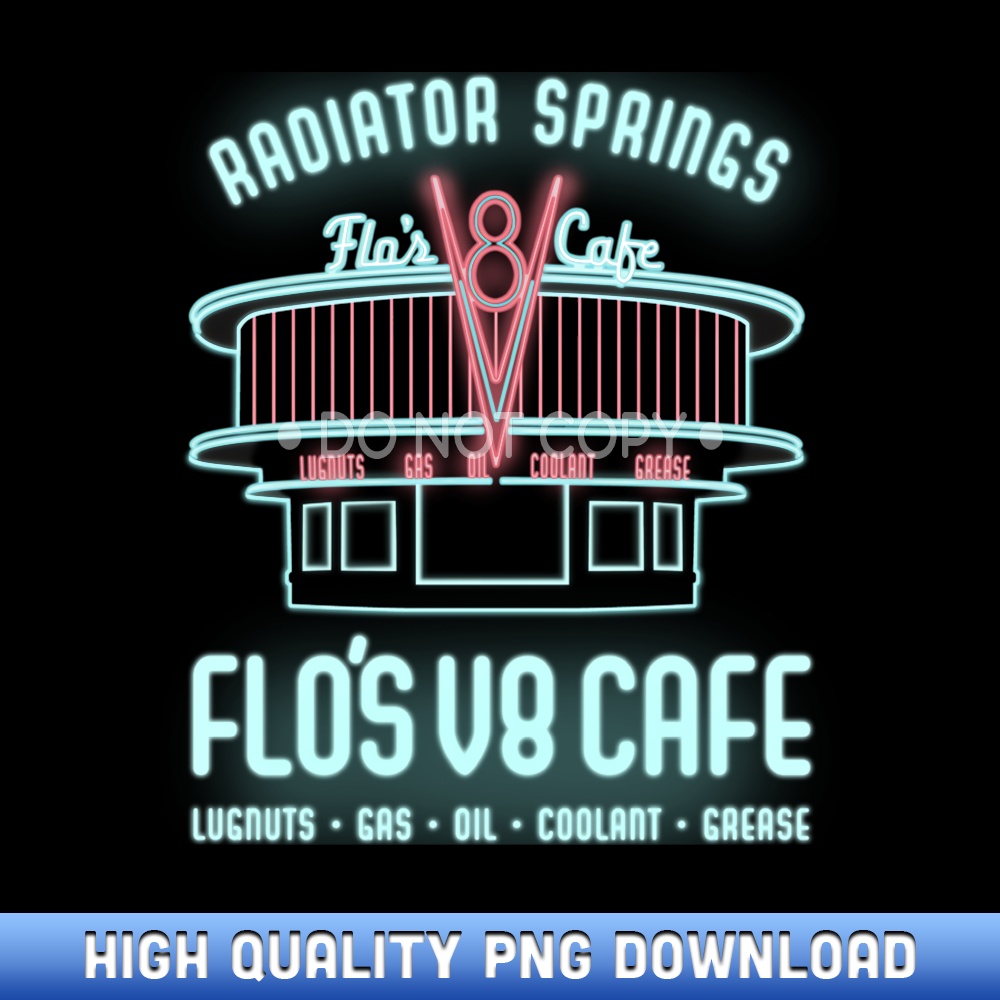 Disney Pixar Cars Flo's V8 Cafe Poster - Handpicked Sublimat | Inspire ...