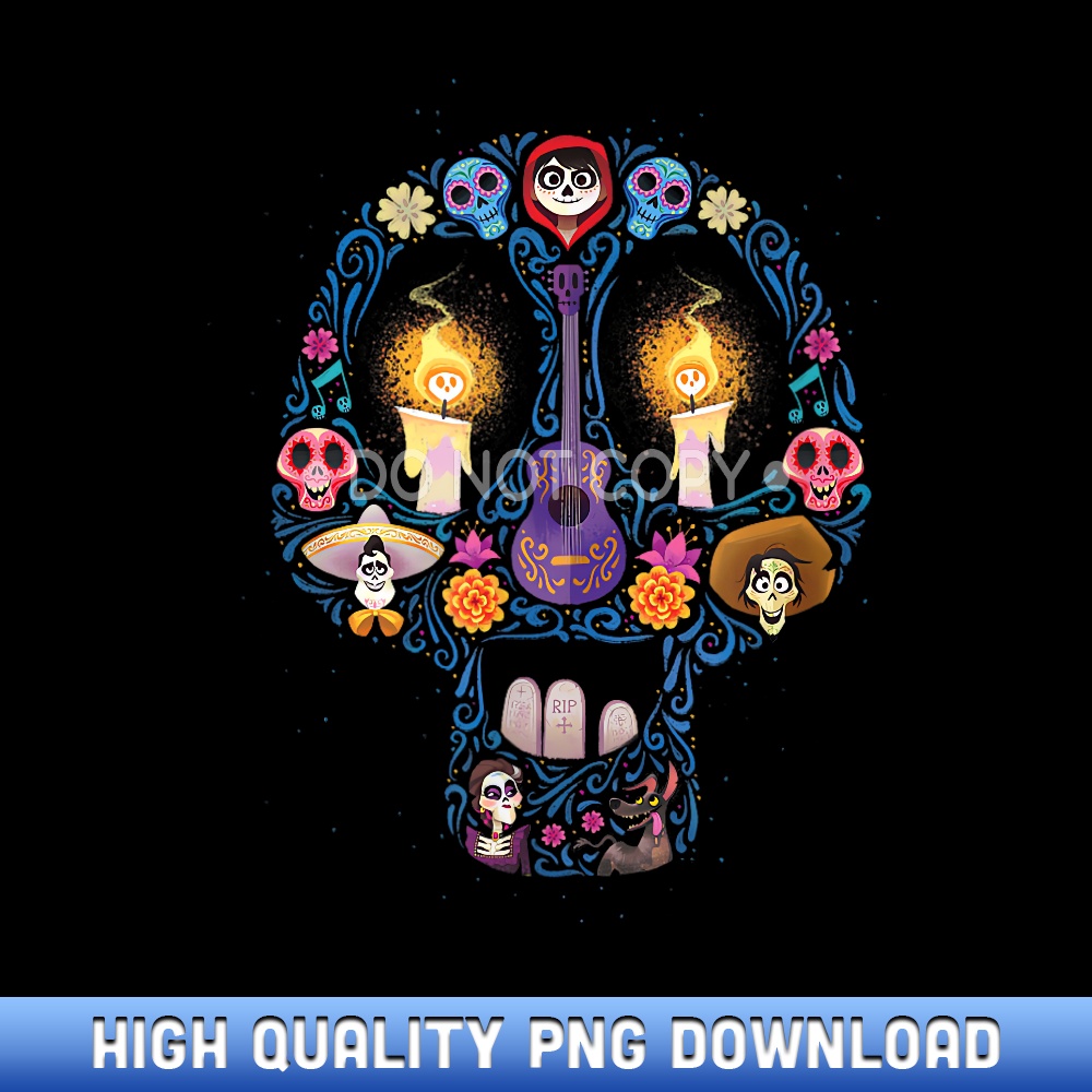 Disney and Pixar's Coco Land of the Dead Sugar Skull - Custo | Inspire ...