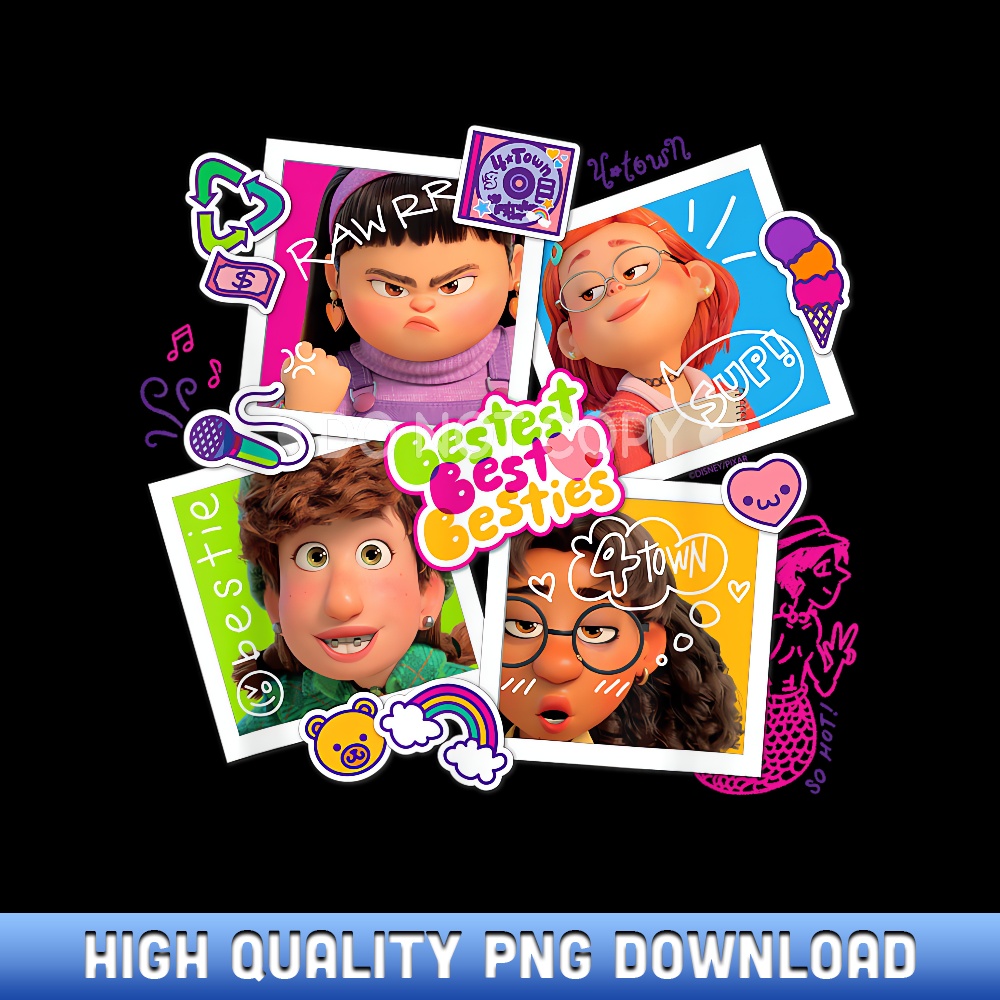 Disney and Pixaru2019s Turning Red Bestest Best Besties - Be | Inspire ...