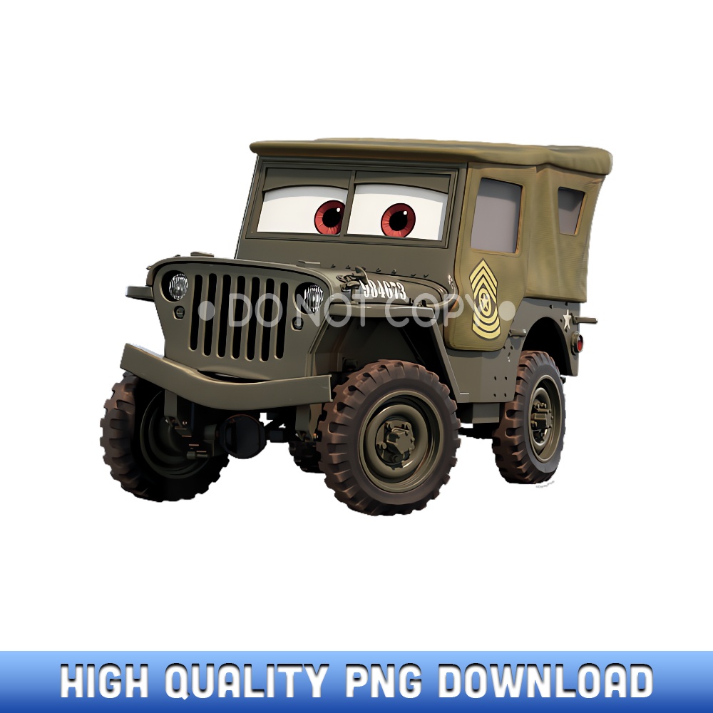 Disney PIXAR Cars Sarge 1942 Jeep Veteranu2019s Day Premium | Inspire ...