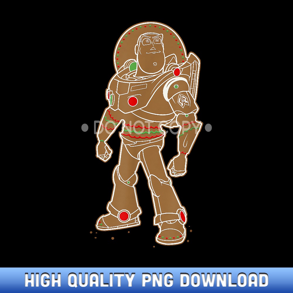 Disney Pixar Toy Story Buzz Lightyear Gingerbread Portrait - | Inspire ...