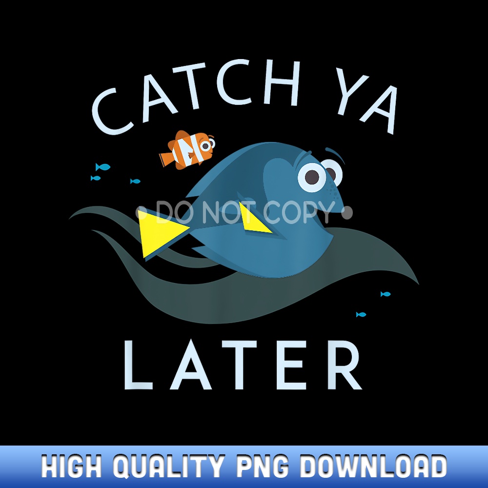 Disney Pixar Finding Dory Catch Ya Later Nemo Ocean Logo - H | Inspire ...
