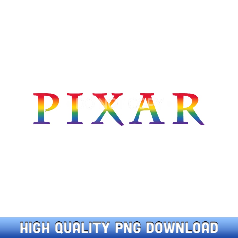 Pixar Logo Rainbow Collection - Ready-to-Print Sublimation P | Inspire ...