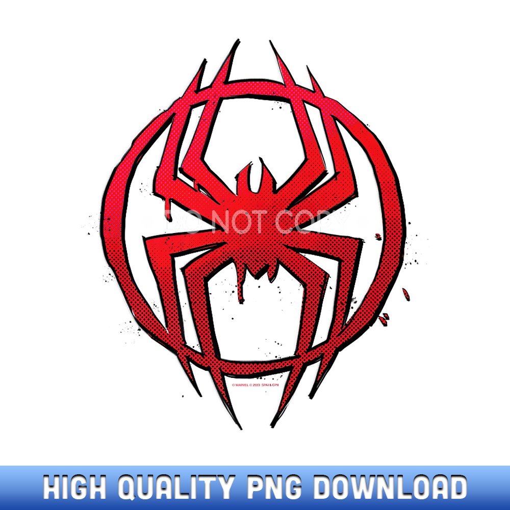 Marvel Spider-Man Across the Spider-Verse Miles Symbol Dots | Inspire ...