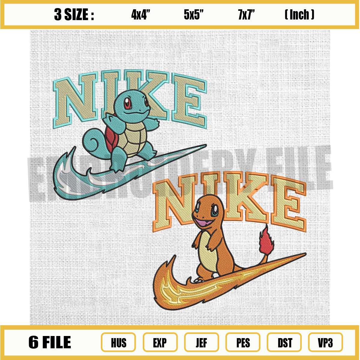 Nike Pokemon Embroidery Design | Inspire Uplift