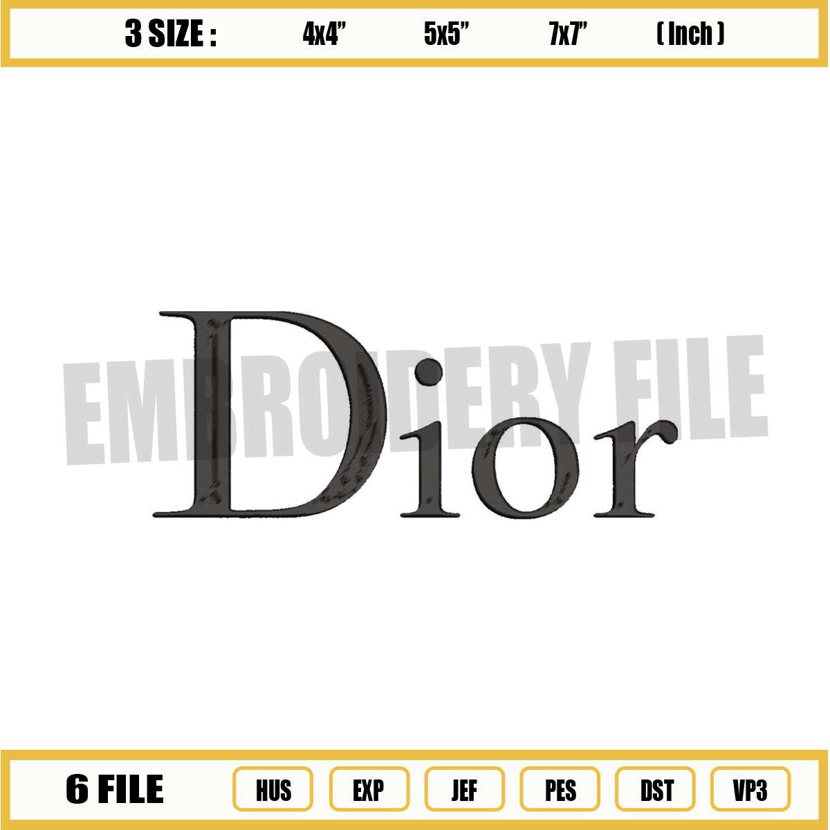 Dior Logo embroidery design, Dior Logo embroidery, logo desi | Inspire ...