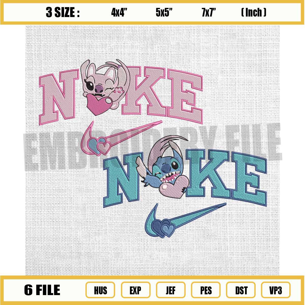 Nike Stitch And Angel Embroidery Design | Inspire Uplift