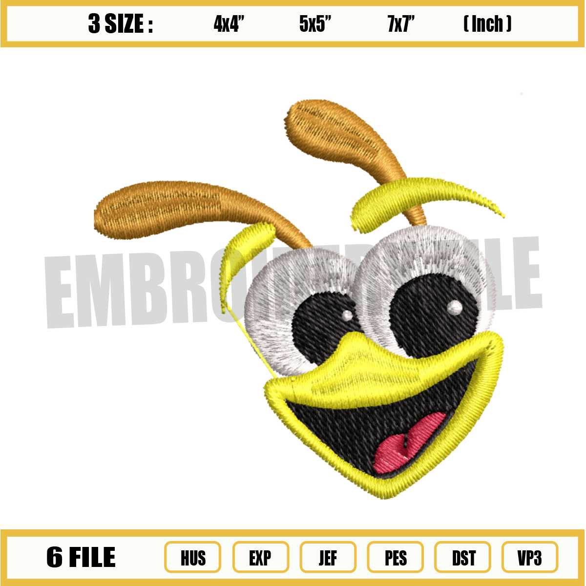 Sparx The Dragonfly Face Embroidery | Inspire Uplift