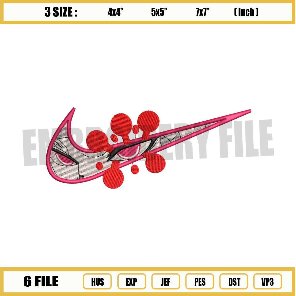 Nike Tengen Uzui Embroidery Design Png | Inspire Uplift