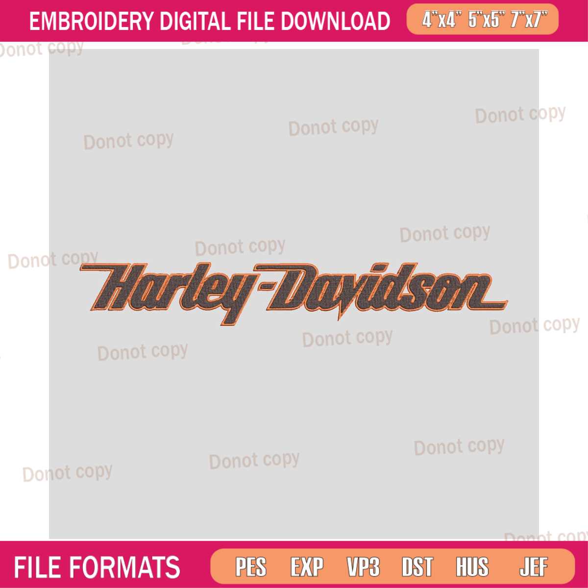 Harley Davidson Embroidery Files, Harley Logo Embroidery Des | Inspire ...