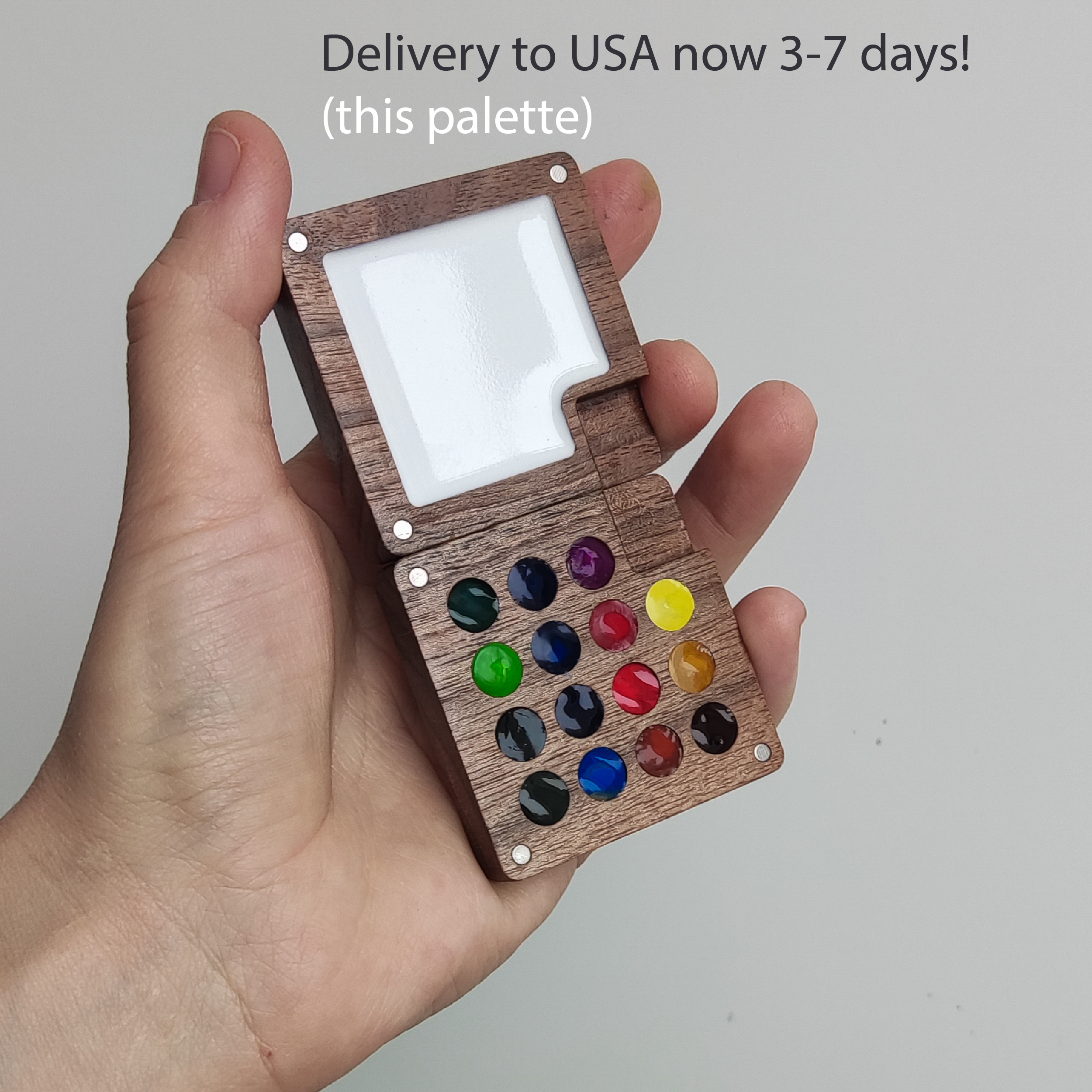 GO DRAW watercolor wooden palette (only palette) | Inspire Uplift